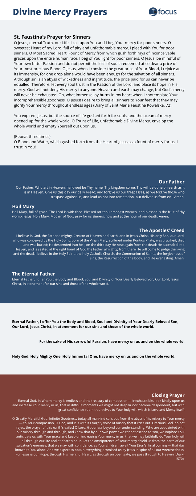 How to Pray: A Step-by-Step Guide to the Divine Mercy Chaplet - FOCUS